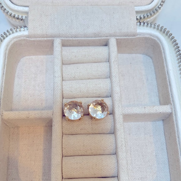 kate spade | Jewelry | Kate Spade Diamond Gold Stud Earrings | Poshmark
